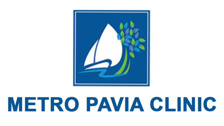 Logo Metro Pavia Clinic Letras Azules - IMC